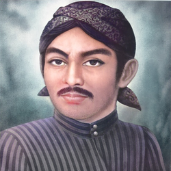 sunan kalijaga pegang keris