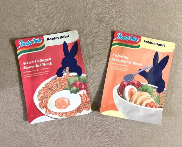 Rabbit Habit x Indomie Luncurkan Face Palette dan Sheet Mask yang Gemes ...