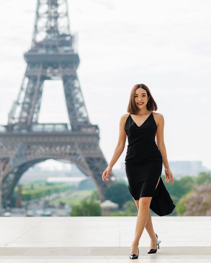 Intip Potret Seksi Gisella Anastasia di Depan Menara Eiffel, Mantan Istri Gading Marten Banjir ...
