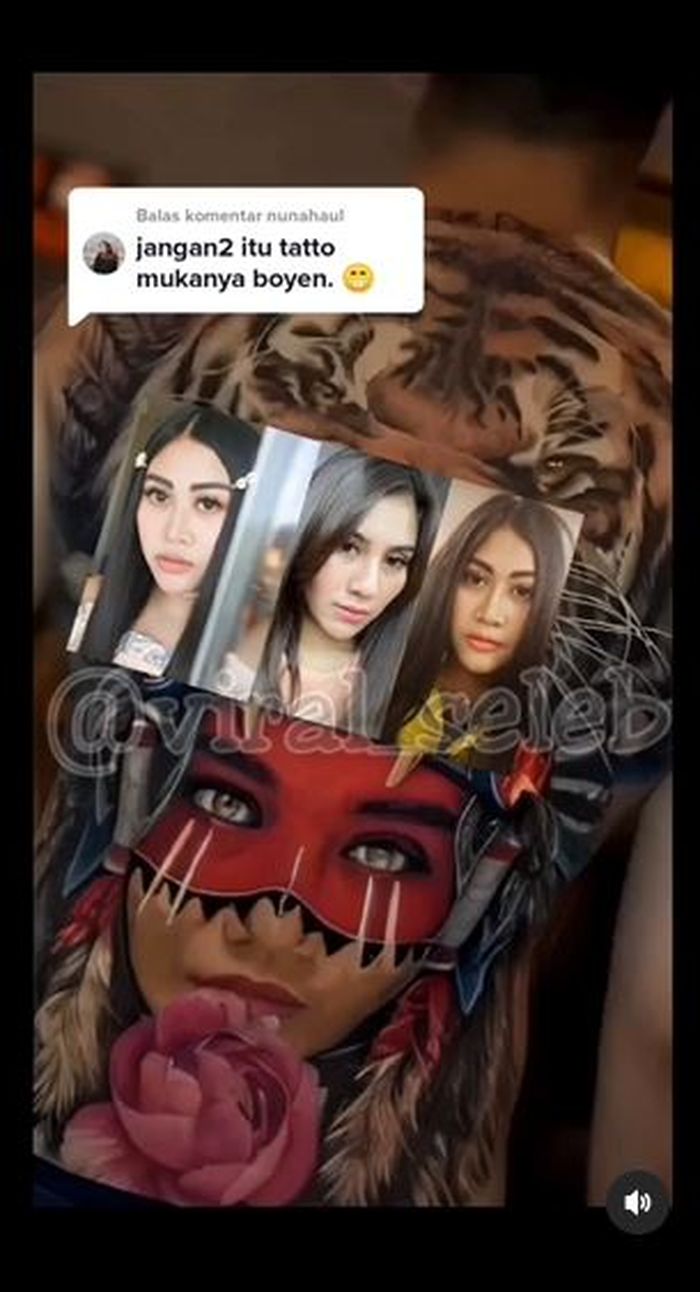 Boyen Akui Kerap Disebut Mirip dengan Syahnaz, Netizen Soroti Tato di ...