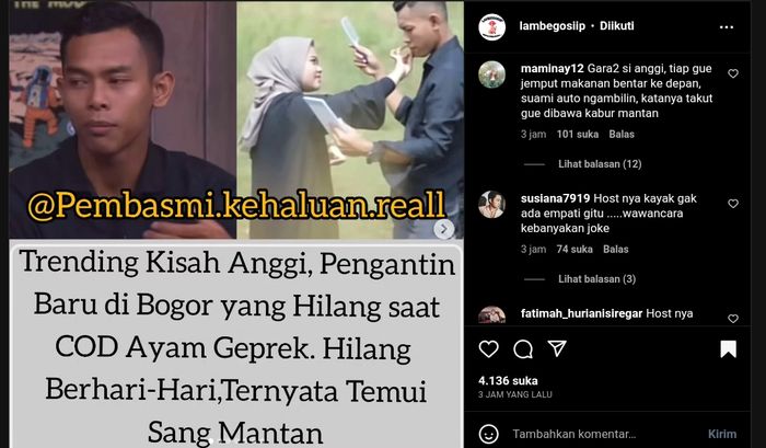 Pengantin Baru Pamit COD Ayam Geprek Ternyata Kabur Nyusulin Mantan ...