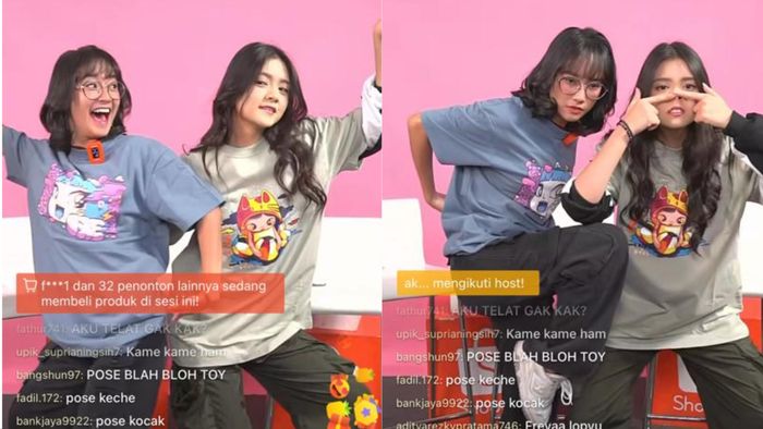 Pecah! Penampilan Freya dan Christy JKT48 di Shopee Live Berlangsung Heboh dan Meriah