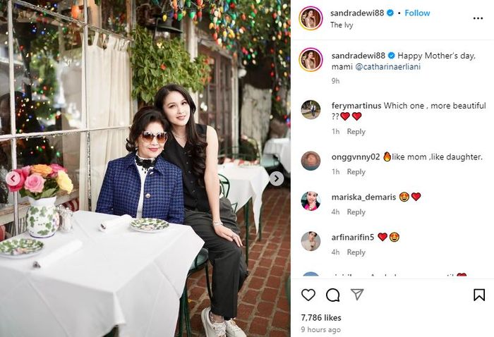 Sandra Dewi Rayakan Hari Ibu, Paras Awet Muda Mertua Harvey Moeis Disebut Mirip Jessica Mila