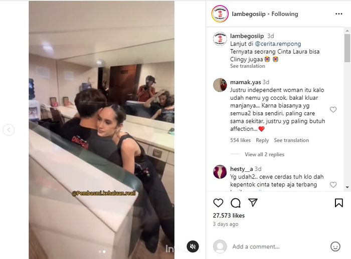 Dikenal sebagai Cewek Sigma, Cinta Laura Terpantau Bucin dan Manja Sama ...