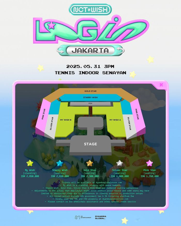 Daftar Harga dan Jadwal Pembelian Tiket Konser NCT Wish 'LOG in' di Jakarta