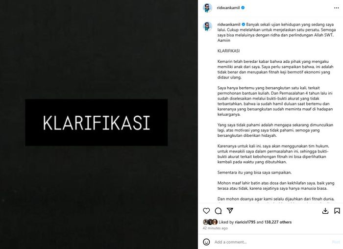 Kronologi Dugaan Perselingkuhan Ridwan Kamil dengan Lisa Mariana ...