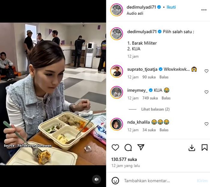 Sempat Dijodohkan, Dedi Mulyadi Mendadak Beri Pilihan Penting ke Ayu Ting Ting: Barak Militer ...