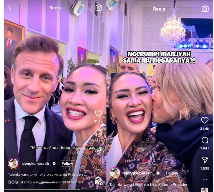Pipinya Dicium Brigitte Macron, Inilah Profil Ajeng Kamaratih Presenter ...