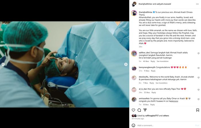 Aaliyah Massaid Melahirkan Anak Pertamanya dengan Thariq Halilintar, Aurel Hermansyah Ikut ...