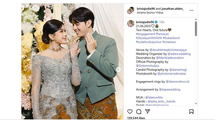 Profil Jonathan Alden, Koki Ganteng Calon Suami Brisia Jodie yang Punya ...