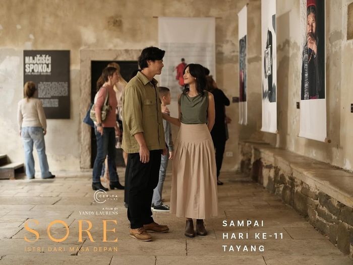 6 Outfit Sheila Dara di Film Sore: Istri dari Masa Depan, Tampil Simpel dan Anggun!