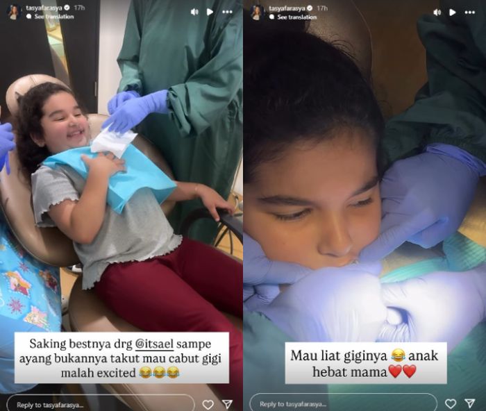Kini Gugat Cerai Suami, Tasya Farasya Bagikan Momen Bareng Anak, Temani Ayang Cabut Gigi