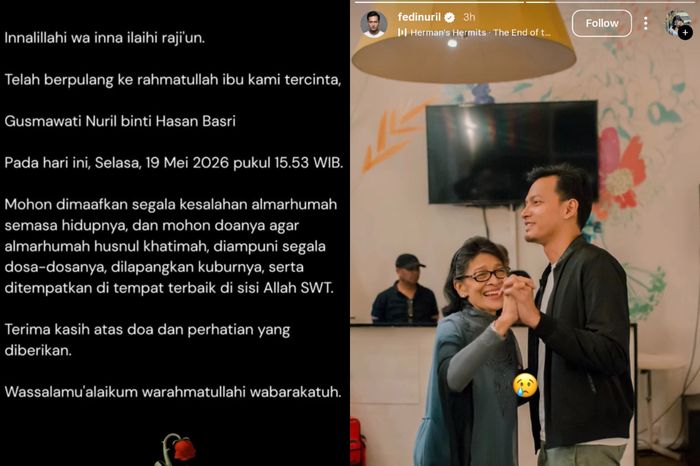 Innalillahi, Ibunda Fedi Nuril Meninggal Dunia