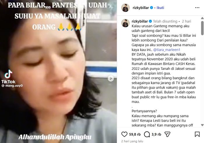Profil Tiara Marleen, Penyanyi Dangdut yang Sentil Rizky Billar hingga ...