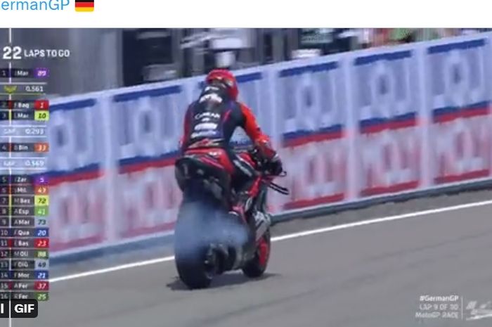 Hasil MotoGP Jerman 2023 - Ada Momen Sepeda Motor Ngebul, Binder Nyaris ...