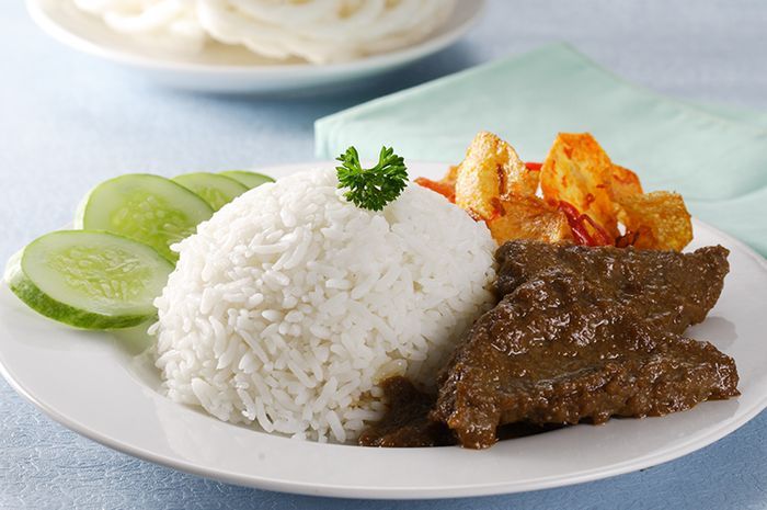 Resep Nasi Rames Daging Manis, Menu Tradisional Dengan Lauk Komplit ...