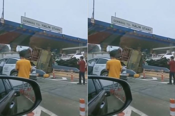 Innalillahi, Kecelakaan Beruntun Terjadi di Gerbang Tol Halim Utama Bekasi, Libatkan 5 Kendaraan ...