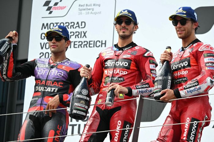 Jadwal MotoGP Austria 2025 - Siapa Mampu Hentikan Marc Marquez dengan Francesco Bagnaia yang Tak ...
