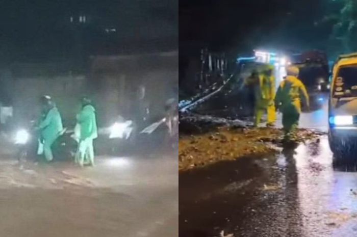 Banjir Puncak Bogor, Jembatan Putus dan 1 Korban Tewas