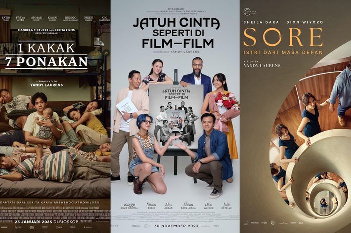 Rekomendasi 5 Film Yandy Laurens yang Wajib Ditonton, Terbaru Sore: Istri dari Masa Depan!