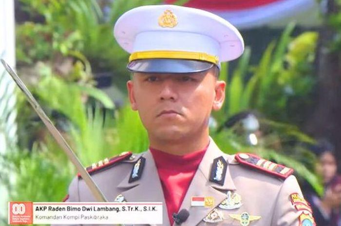 Profil AKP Raden Bimo Dwi Lambang, Komandan Kompi Paskibraka HUT ke-80 ...