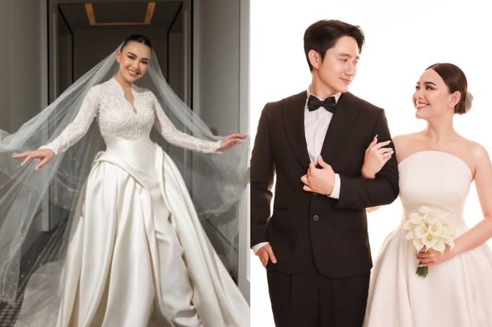 Cantiknya Gaun Pernikahan Amanda Manopo, Berhiaskan Payet dengan Model Ball Gown Ala Disney Princess