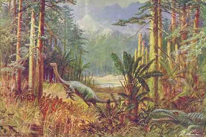 Anchisaurus, Dinosaurus Berleher Panjang yang Sering Berganti Nama ...