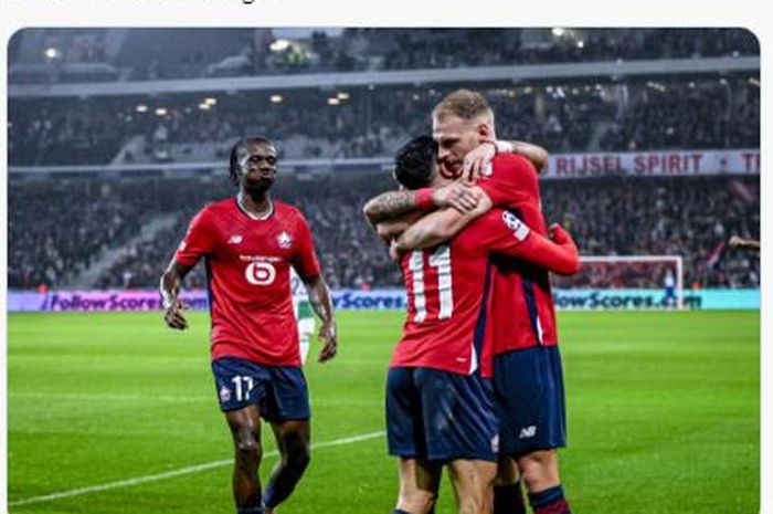 Hasil Lengkap Liga Europa - Lille Berpesta Tanpa Calvin Verdonk, Dean ...