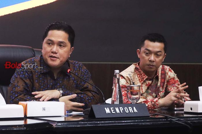 Jawaban Menpora Erick Thohir saat Ditanya Terkait Perbaikan JIS ...