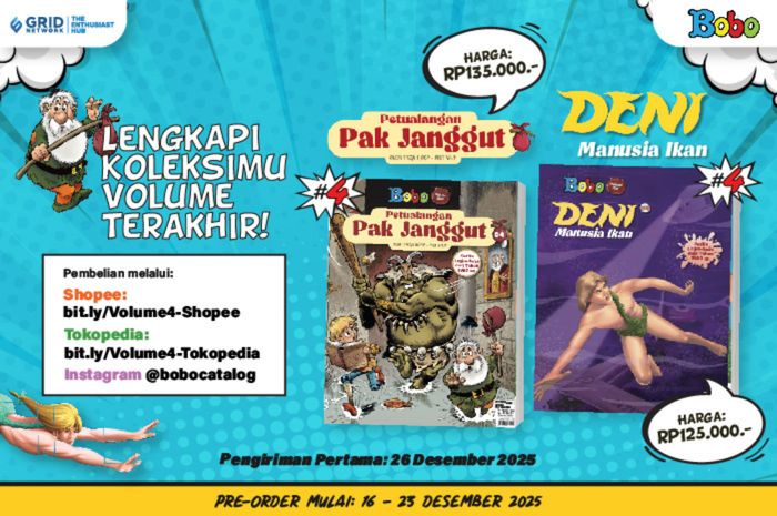 Sudah Volume Terakhir! Ini Link PO Edisi Koleksi Petualangan Pak ...