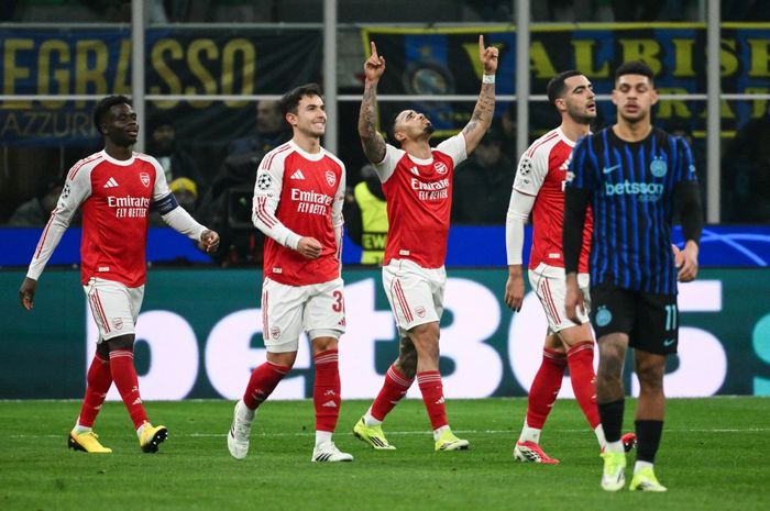 Hasil Liga Champions - Gabriel Jesus Buka Puasa, Arsenal Terlalu ...