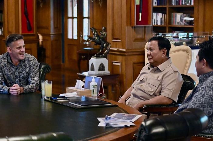 Bertemu Erick Thohir dan John Herdman, Prabowo Subianto Nyatakan ...