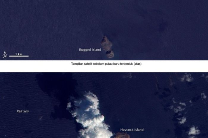 Letusan Gunung Api Laut Merah Lahirkan Pulau Baru - National Geographic