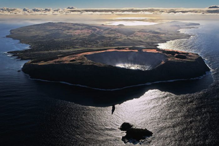 Formasi tiga gunung berapi - National Geographic