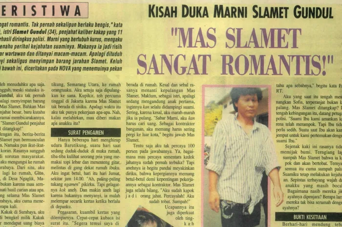 Curahan Hati Istri Slamet Gundul: Yang Jahat Suami Saya, Bukan Saya ...