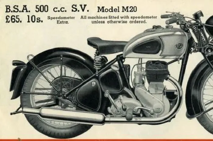 Perkenalkan BSA M20 SV, Motor Legendaris dari Perang Dunia II - Page all