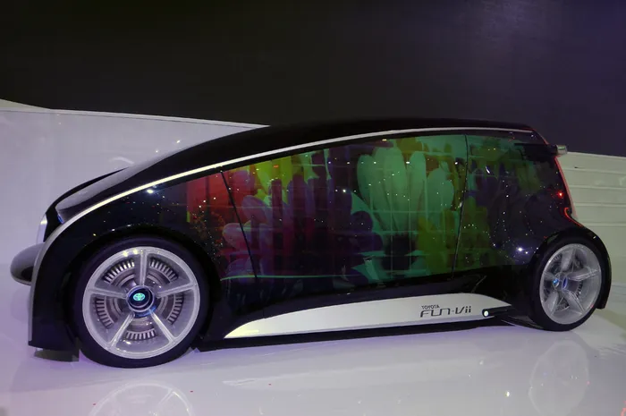 Mobil dengan Body Layar LED