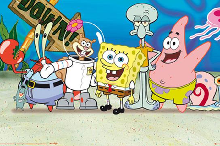 kucing laut spongebob