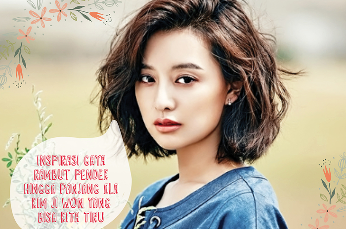 Inspirasi Gaya Rambut Pendek Hingga Panjang ala Kim Ji Won yang Bisa ...