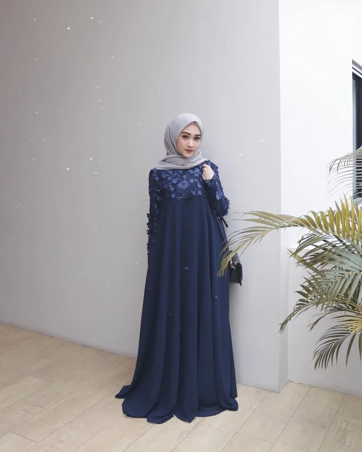 5 Dress Warna Biru Manis Jadi Baju Lebaran 2023 #PowerUpRamadan