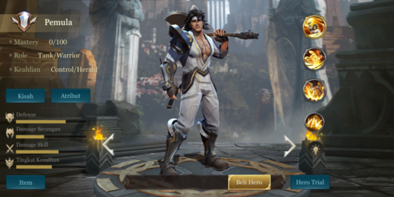 Wah, Ini 4 Skill OP Hero Wiro Sableng di Game Arena of Valor!