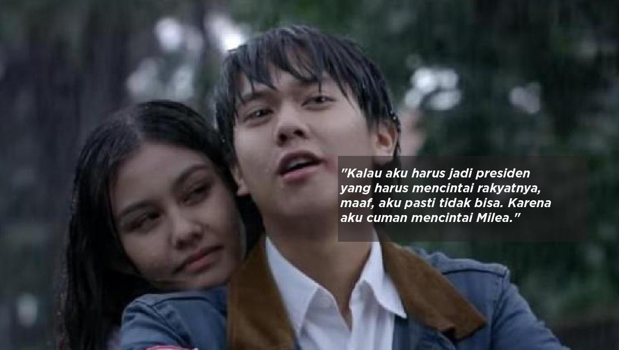 5 Gombalan Sakti Dilan Yang Udah Dikeluarkan di Trailer Film Dilan 1991