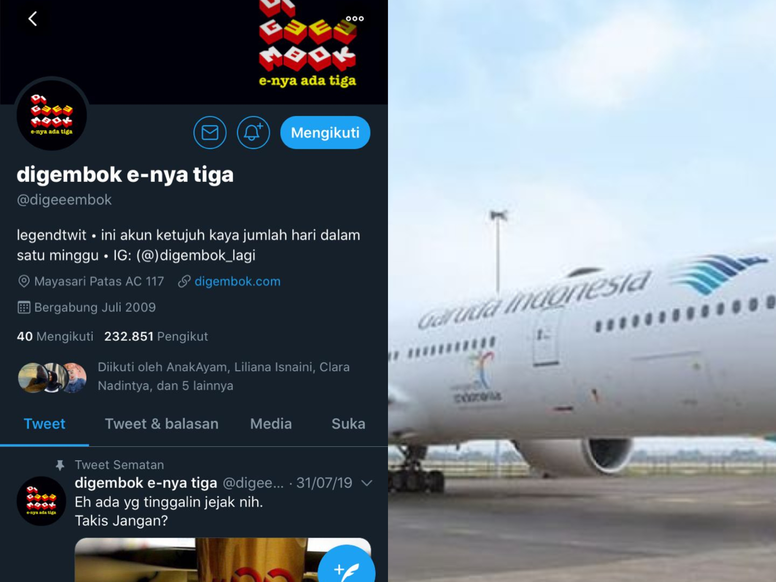 Cuitannya Viral Hingga Bikin Heboh Indonesia, Akun Twitter @digeeembok ...