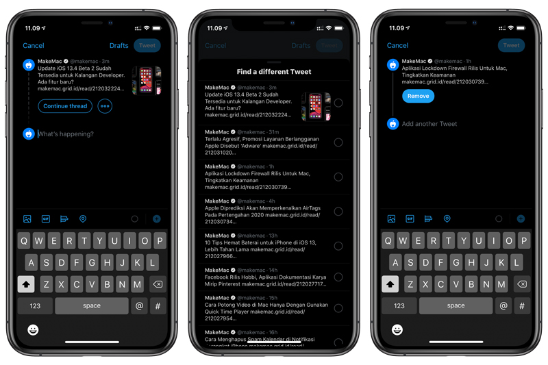 Twitter Tambah Fitur Bikin Thread Jadi Lebih Mudah, Yuk Cobain!