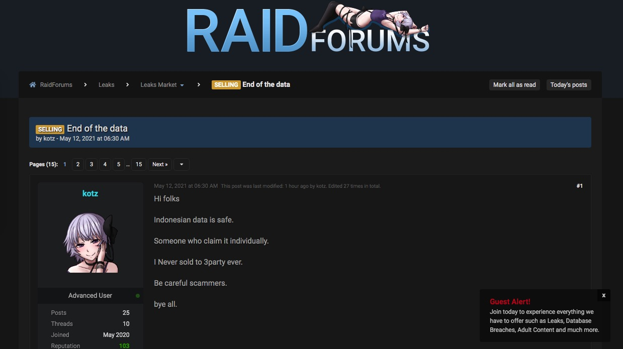 Resmi Diblokir Kominfo, Apa Sih Sebenarnya Situs Raid Forums Itu? | Hai