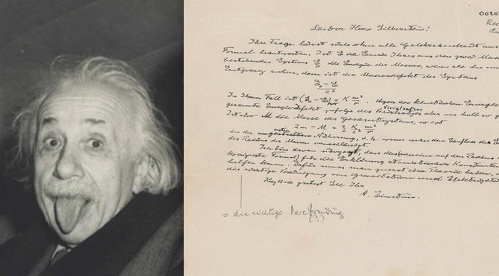 Masih Inget 'E=mc2?' Tulisan Tangan Rumus Einstein Ini Terjual Rp 17 ...