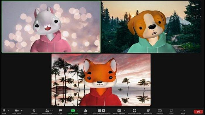 Cara Mengubah Wajah menjadi Hewan Lucu di Zoom Meeting, Fitur Baru Nih!
