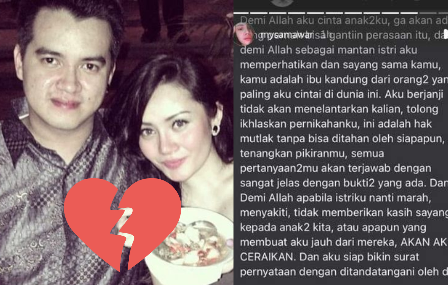 Memelas Minta Hak Asuh Anak, Steno Ricardo Bersumpah Bakal Ceraikan ...