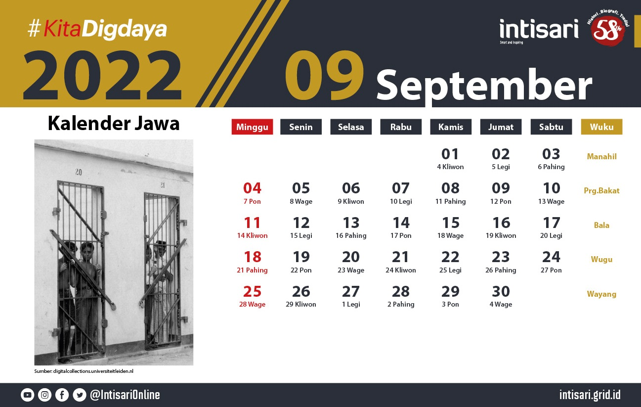 Daftar Lengkap Kalender September 2022, Ada Hari Peringatan Nasional ...