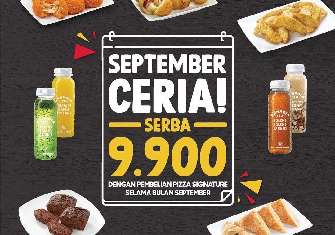 Promo Pizza Hut September, Serba Rp9.900 untuk Belanja Menu Ini - Page all